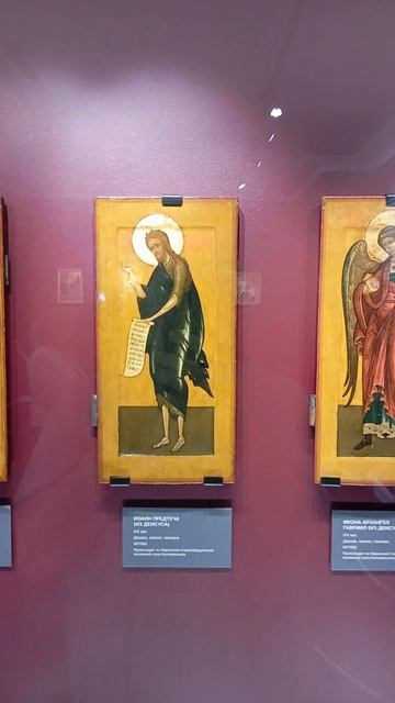 Богоматерь. Иоанн Предтеча. Архангел Гавриил. Из Деисусного чина.