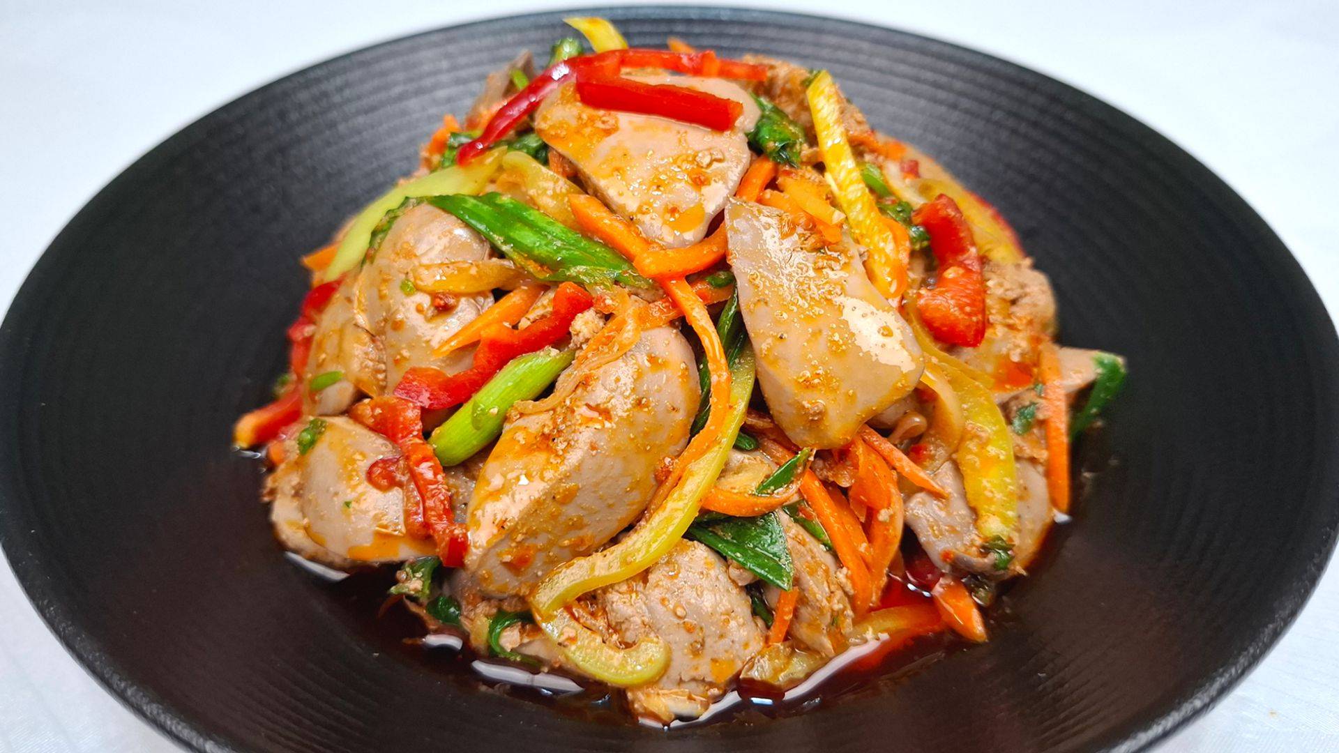 КУРИНАЯ ПЕЧЕНЬ ПО-КОРЕЙСКИ! Простой рецепт вкусной закуски из куриной печёнки