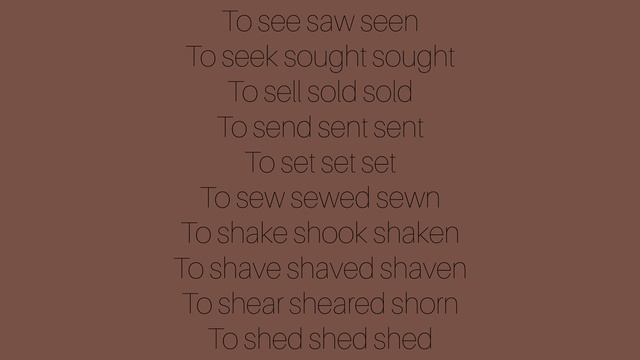 Неправильные Глаголы Часть 27 Irregular Verbs Part 27