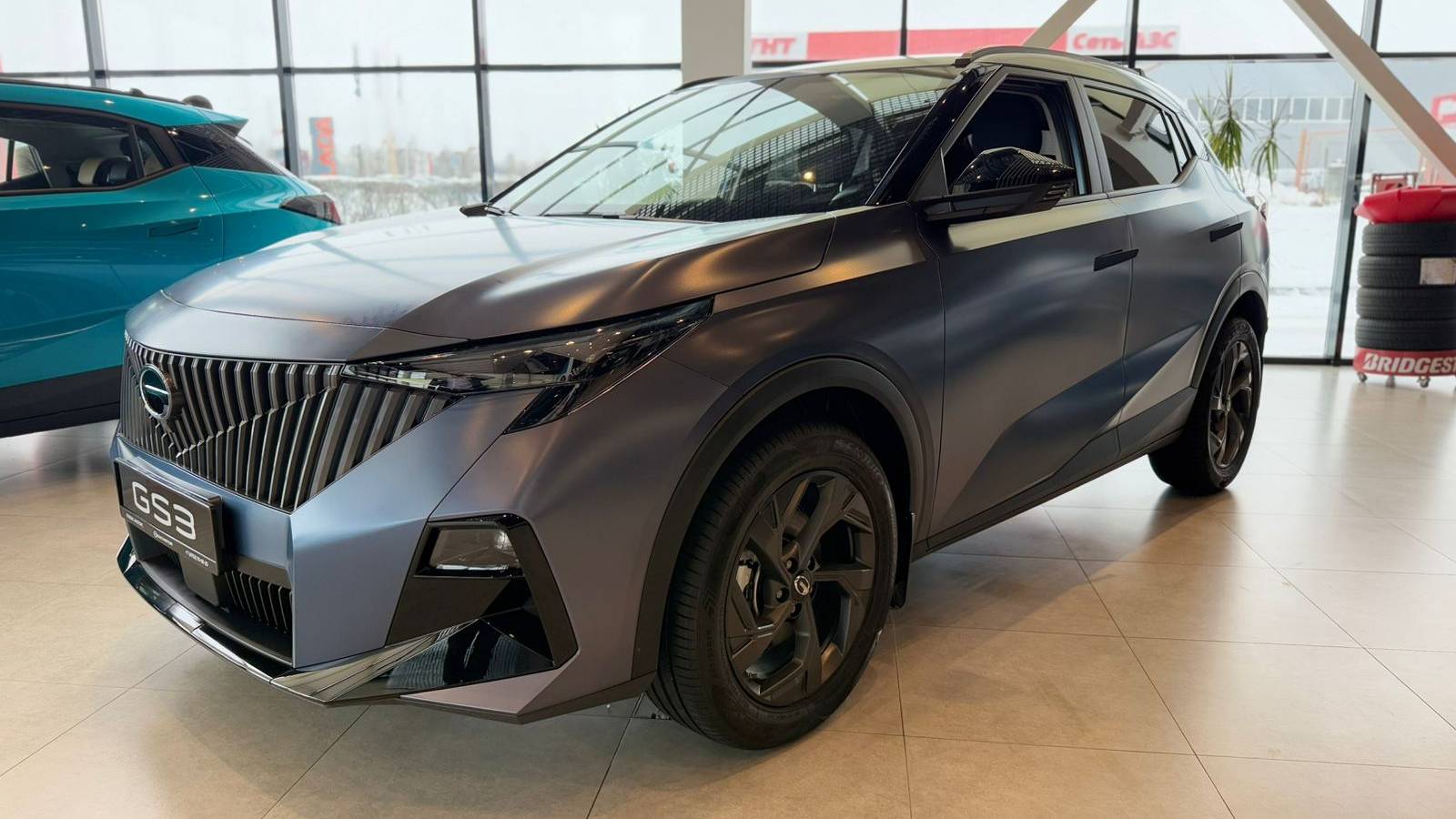 GAC GS3 комплектация GS графитовый салон синий