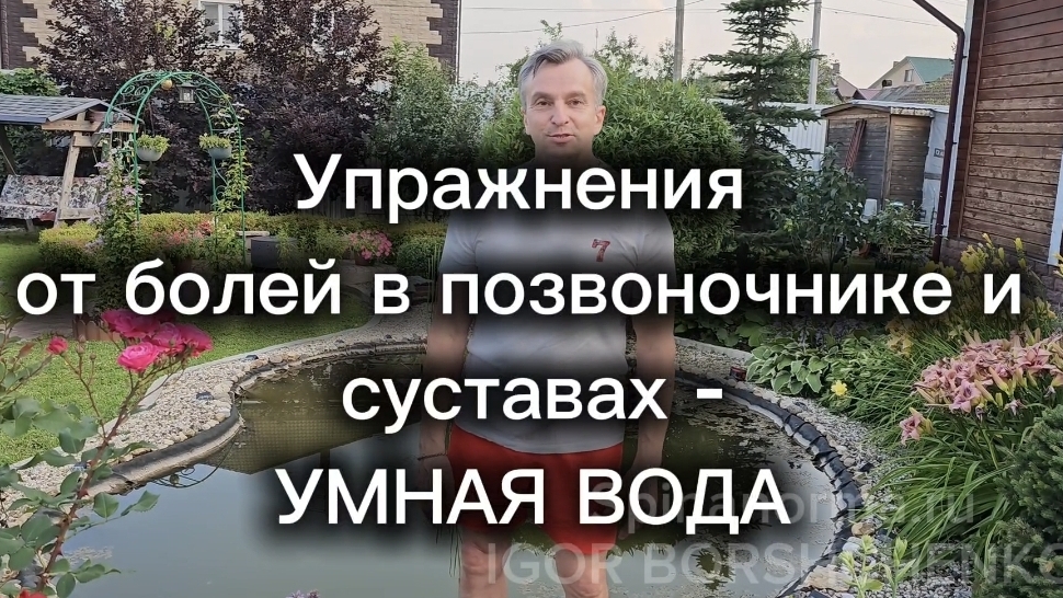 Упражнения УМНАЯ ВОДА от болей в позвоночнике и суставах