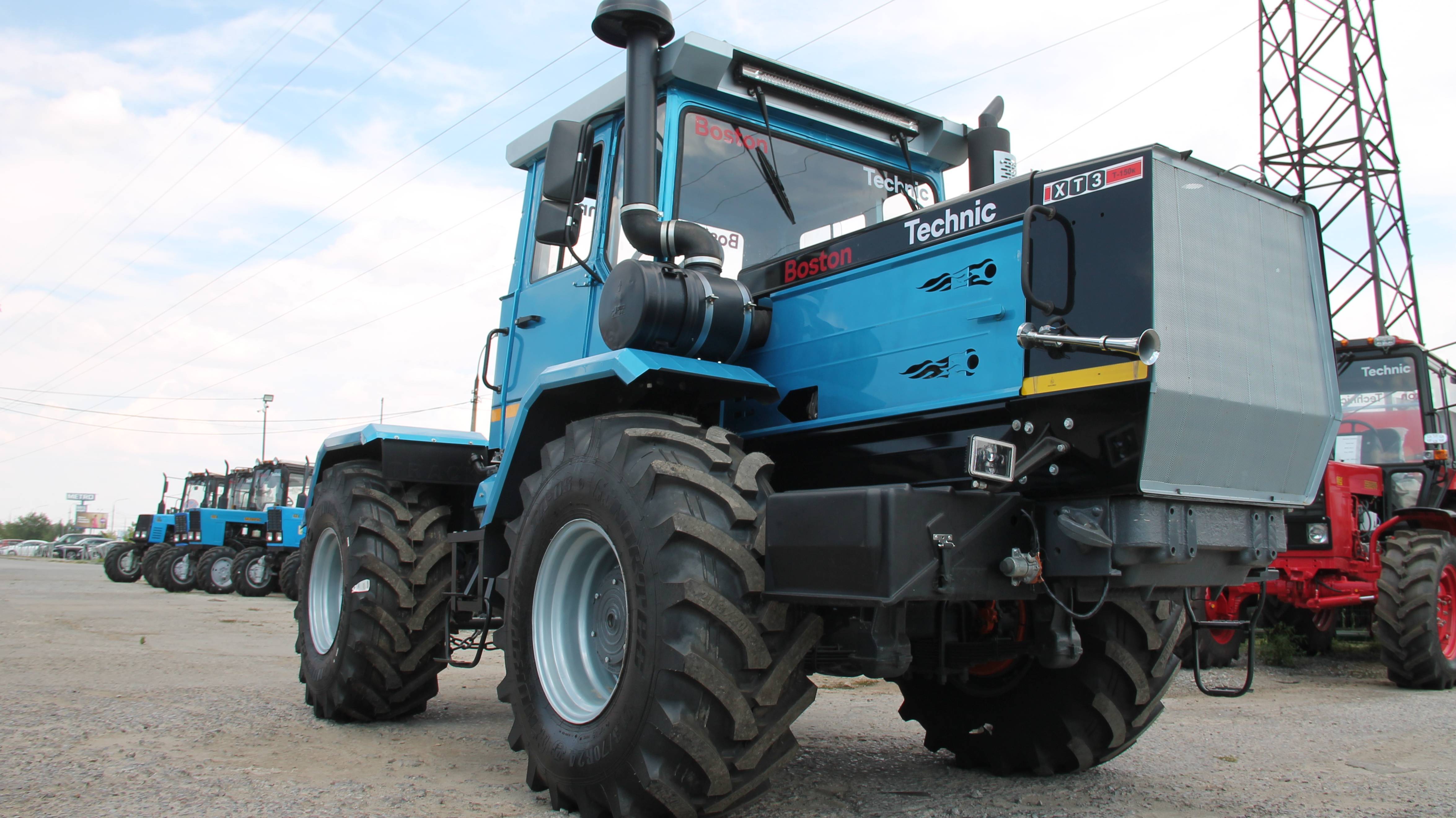 Легенда полей ХТЗ Т-150К с двигателем ЯМЗ 236!