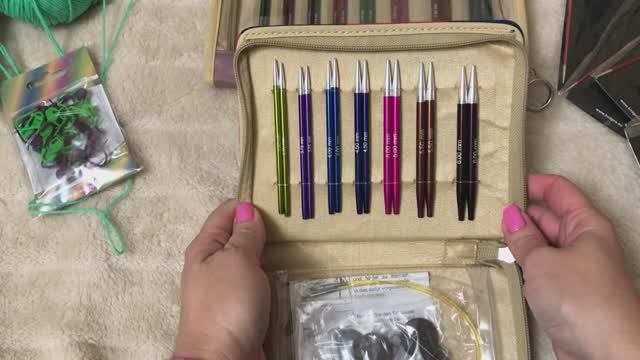 ОБЗОР НАБОРА УКОРОЧЕННЫХ СПИЦ  Knit Pro ZING