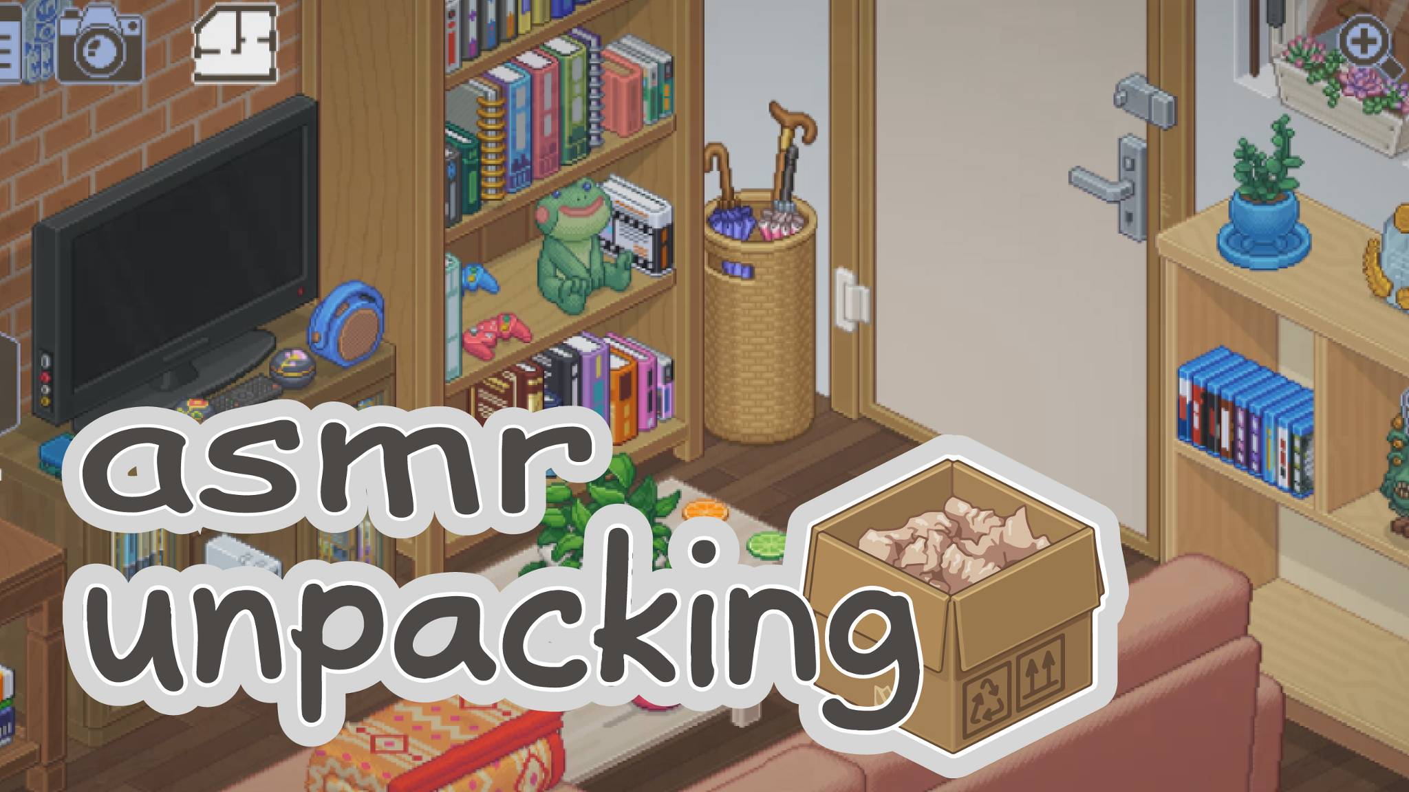• АСМР • Играем в игру Unpacking #13 • Распаковываем вещи • Шепот и жвачка для ваших мурашек •