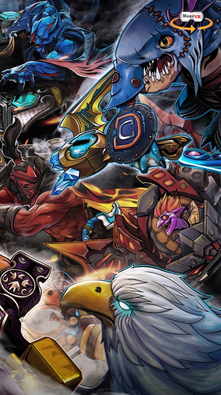 Дота. Тест проверь внимательность. Сложное задание. Найди отличия.