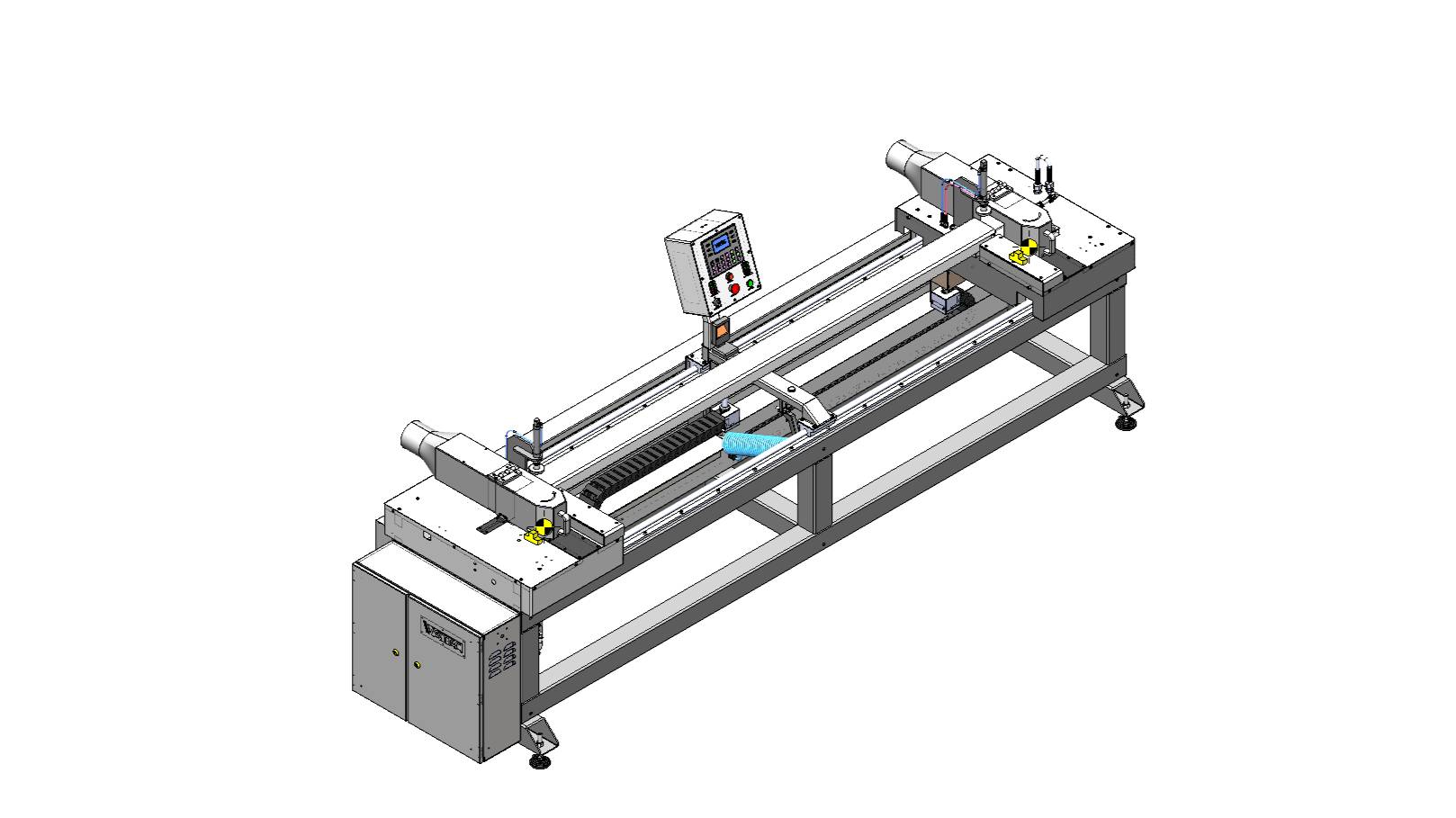 Центр обработки импостов VSTEC F1 - Пример работы станка