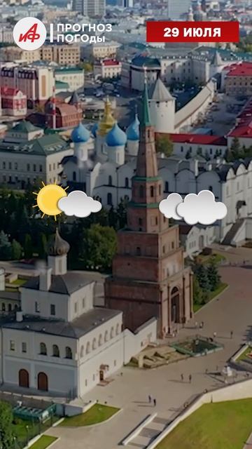 ⛅️ Прогноз погоды на завтра, 29 июля