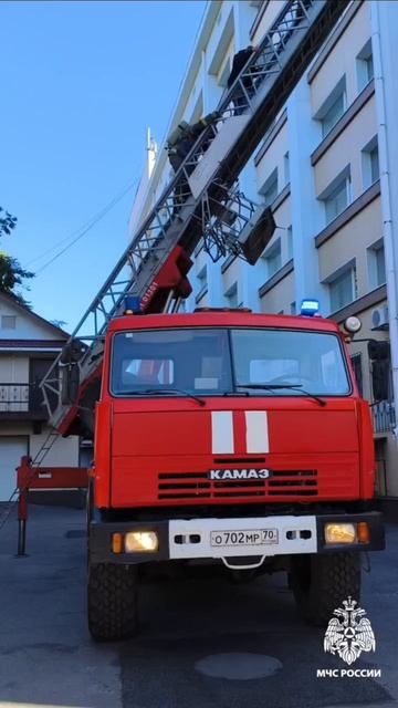 Учения МЧС в Томске: Отработка действий в гостинице!