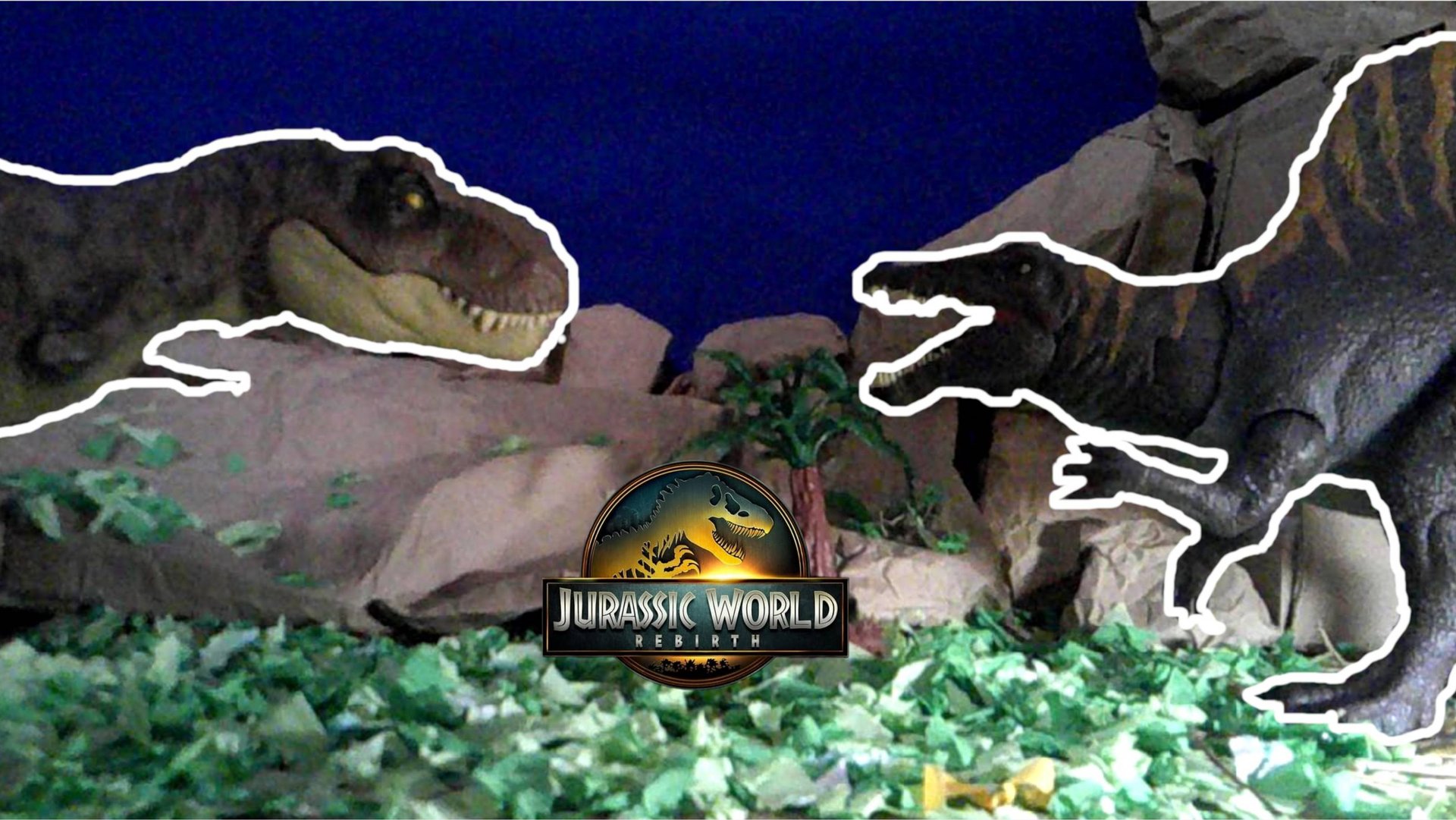 Мир Юрского периода: Спинозавр против Ти-Рекса