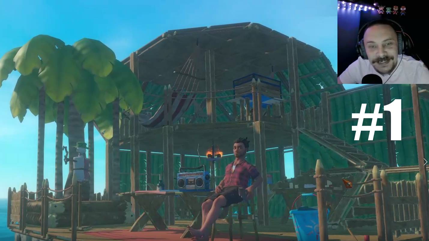 Raft ► Выживание на плоту #1