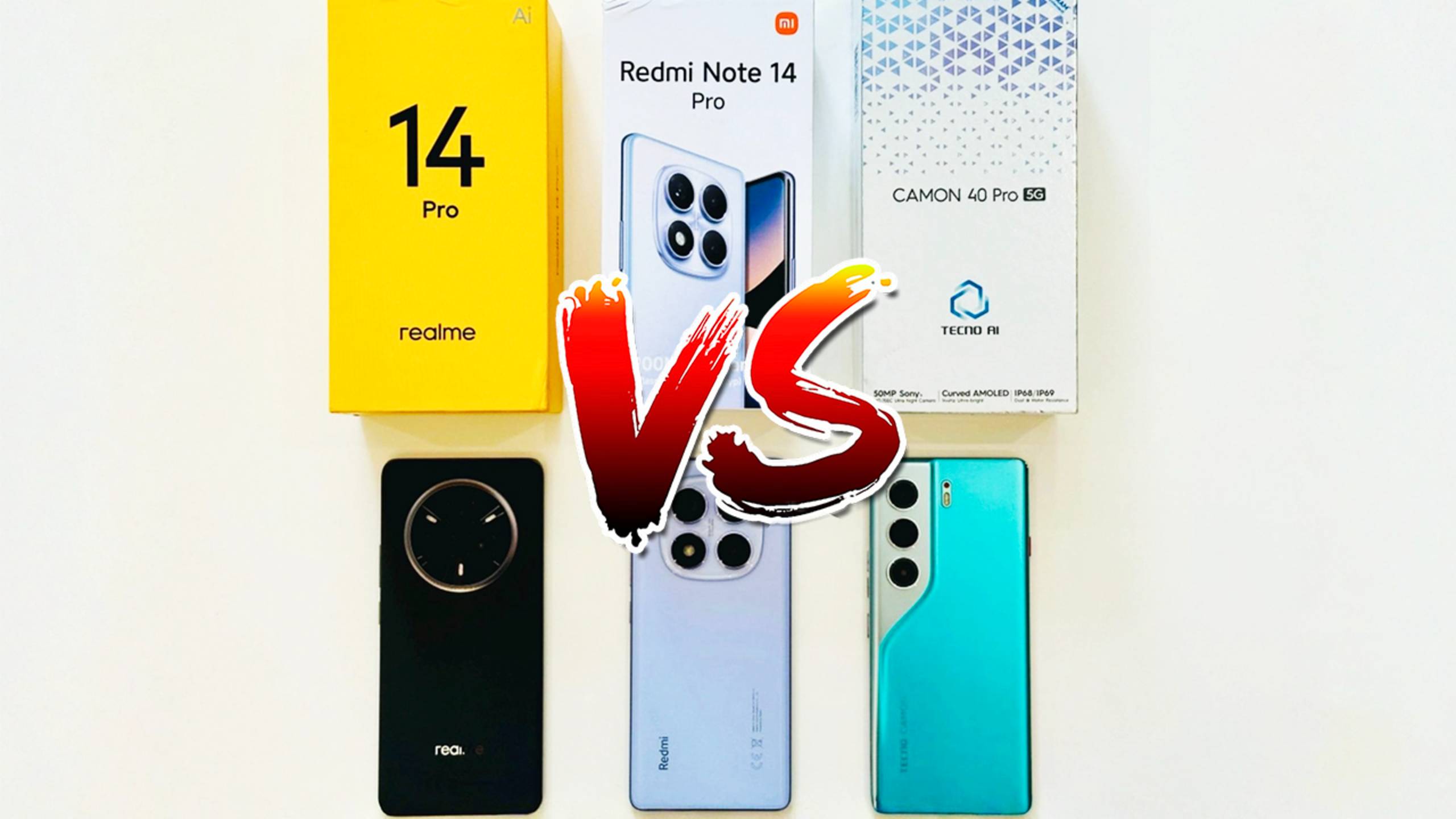 Какой смартфон лучше выбрать до 30к? Redmi Note 14 Pro, Realme 14 Pro 5G или Tecno Camon 40 Pro 5G