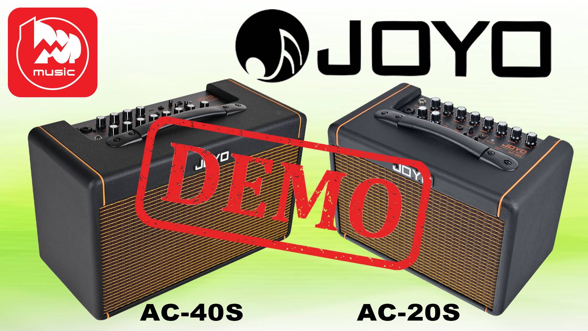 Гитарный комбо для акустики JOYO AC-40S и JOYO AC-20S - краткая демонстрация звучания