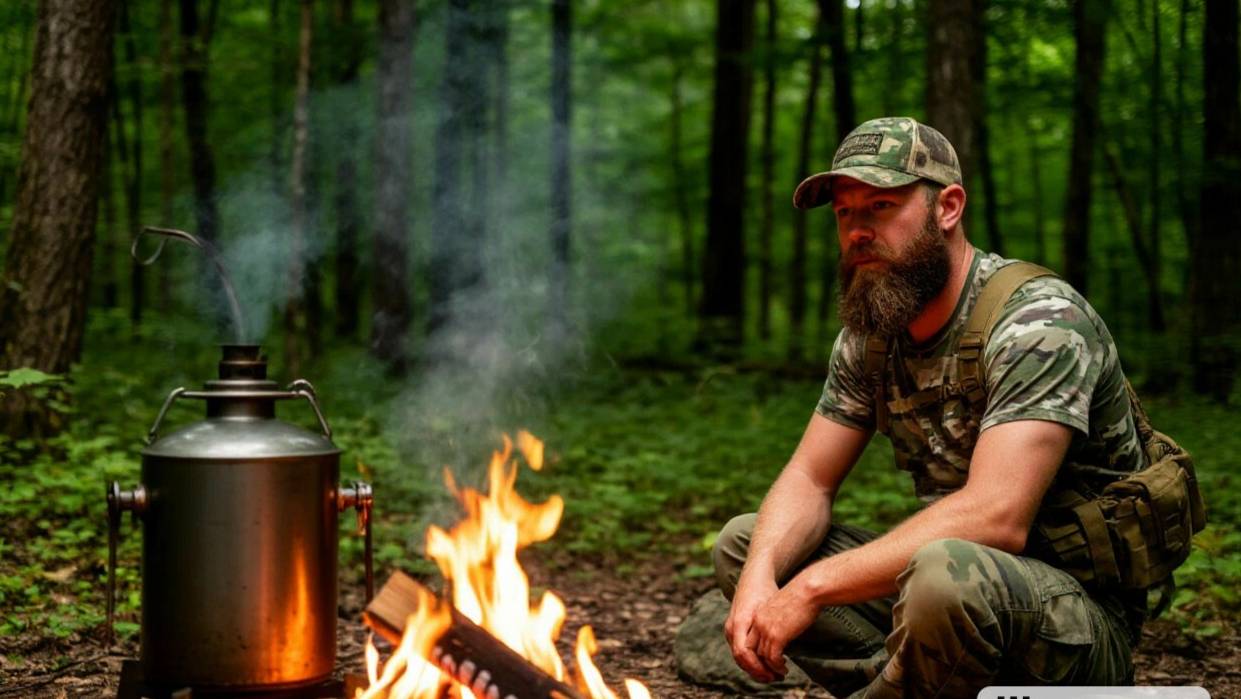 Дистилляция воды в условиях автономии в природе