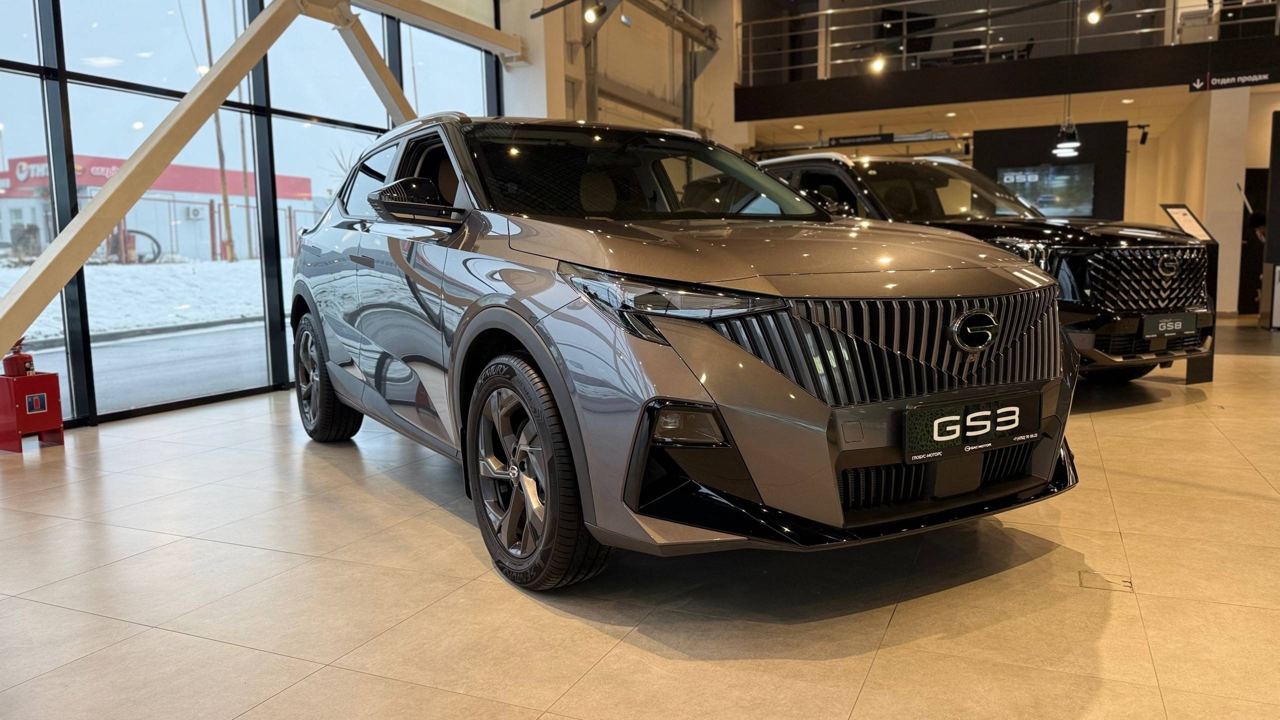 GAC GS3  комплектация GS серый салон коричневый