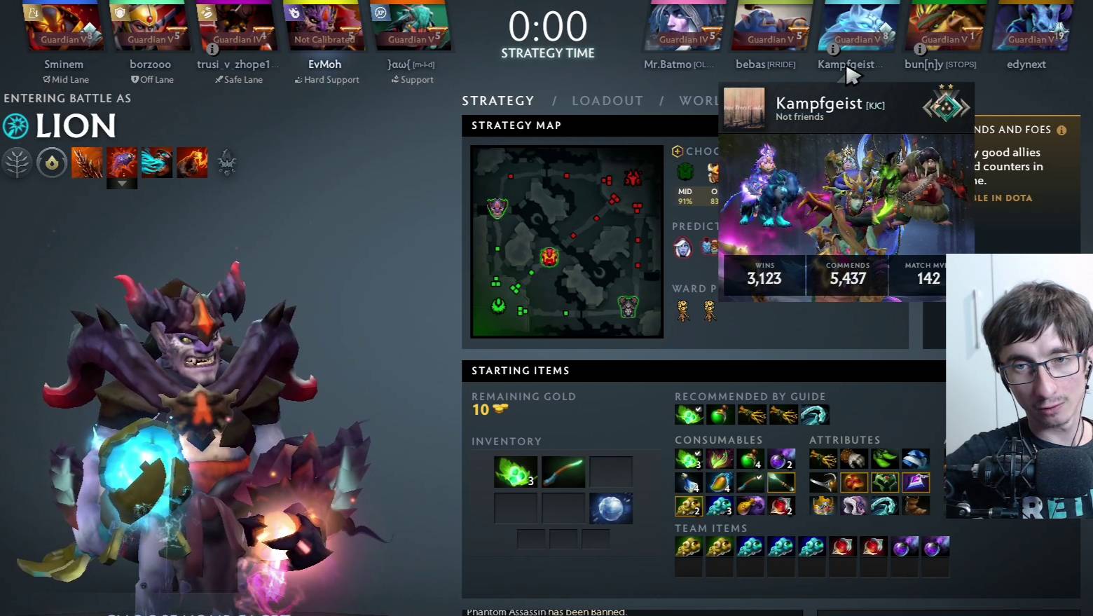 Dota 2: Играю СОЛО с рандомами на Леоне и Дум Кери