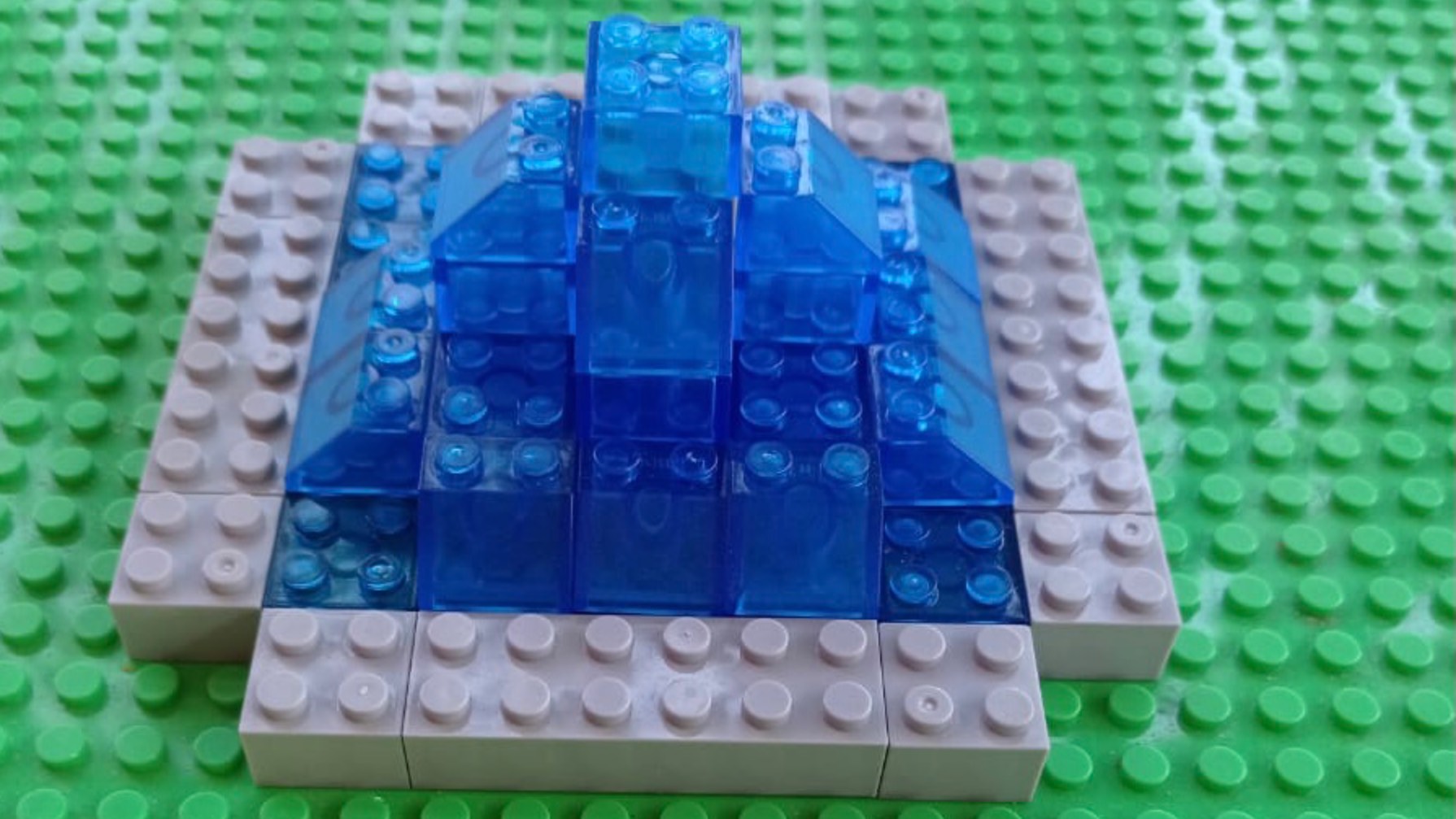 Как построить простой фонтан в лего майнкрафт