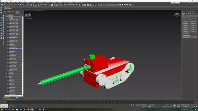 Добавление моделей в War Thunder ││ Урок 4 - Делаем внутренние модули танка (xray)