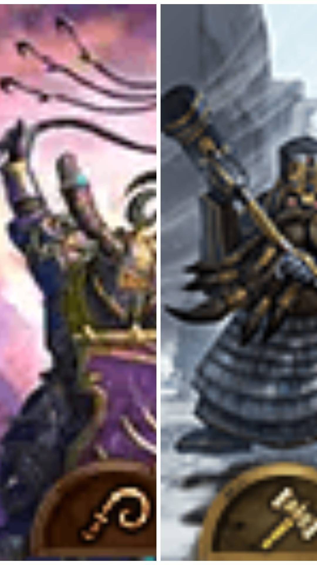 Сравнение отрядов Тотал вар вархаммер 3 : избранные слаанеша  VS молотобойцы