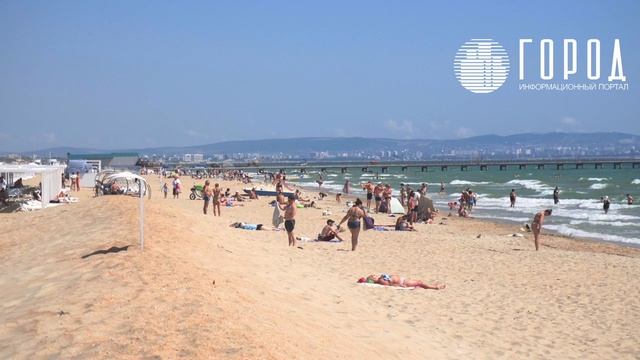 Пляжи Витязево во второй половине июля 2025 года