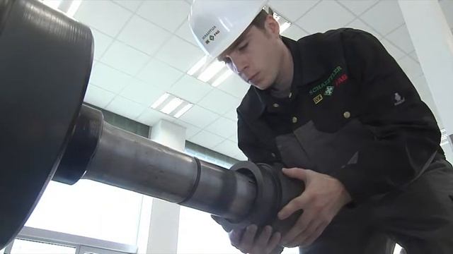 Монтаж подшипника с помощью передвижной  монтажной тележки