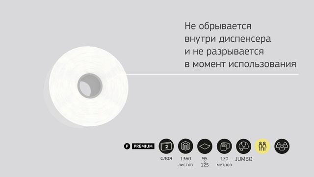 T305 Туалетная бумага в средних рулонах Veiro Premium, 2сл, белая, 12 х 170м