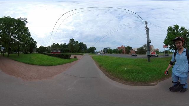 Видео 360 градусов. 29 июля 2025. день 9. поездка на моноколесе.