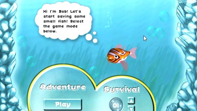 Bubblefish Bob ost. Меню.