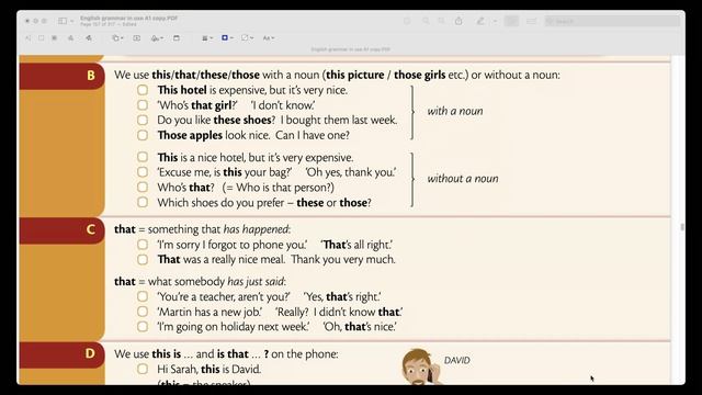 74. This, that, these, those