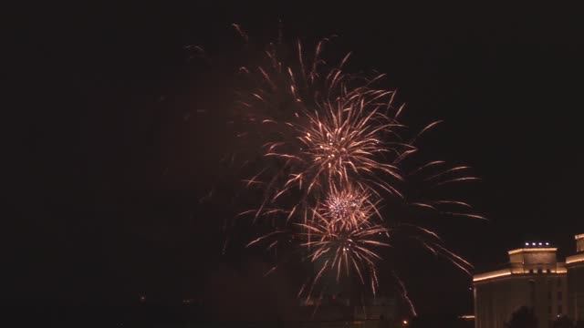 Салют в день транспорта