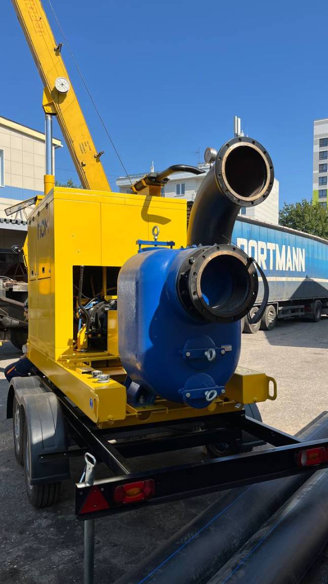 Щелковский Водоканал приобрёл мотопомпу для бесперебойной работы сетей водоотведения