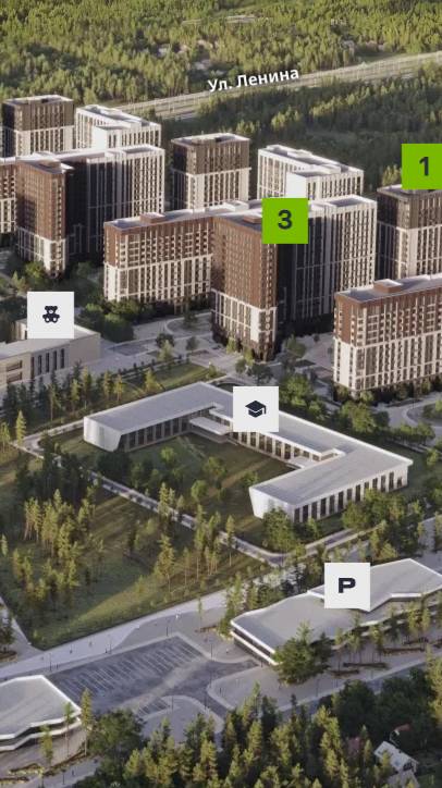 Фрагмент обзора ЖК «Пушкино Град»  (1/4)