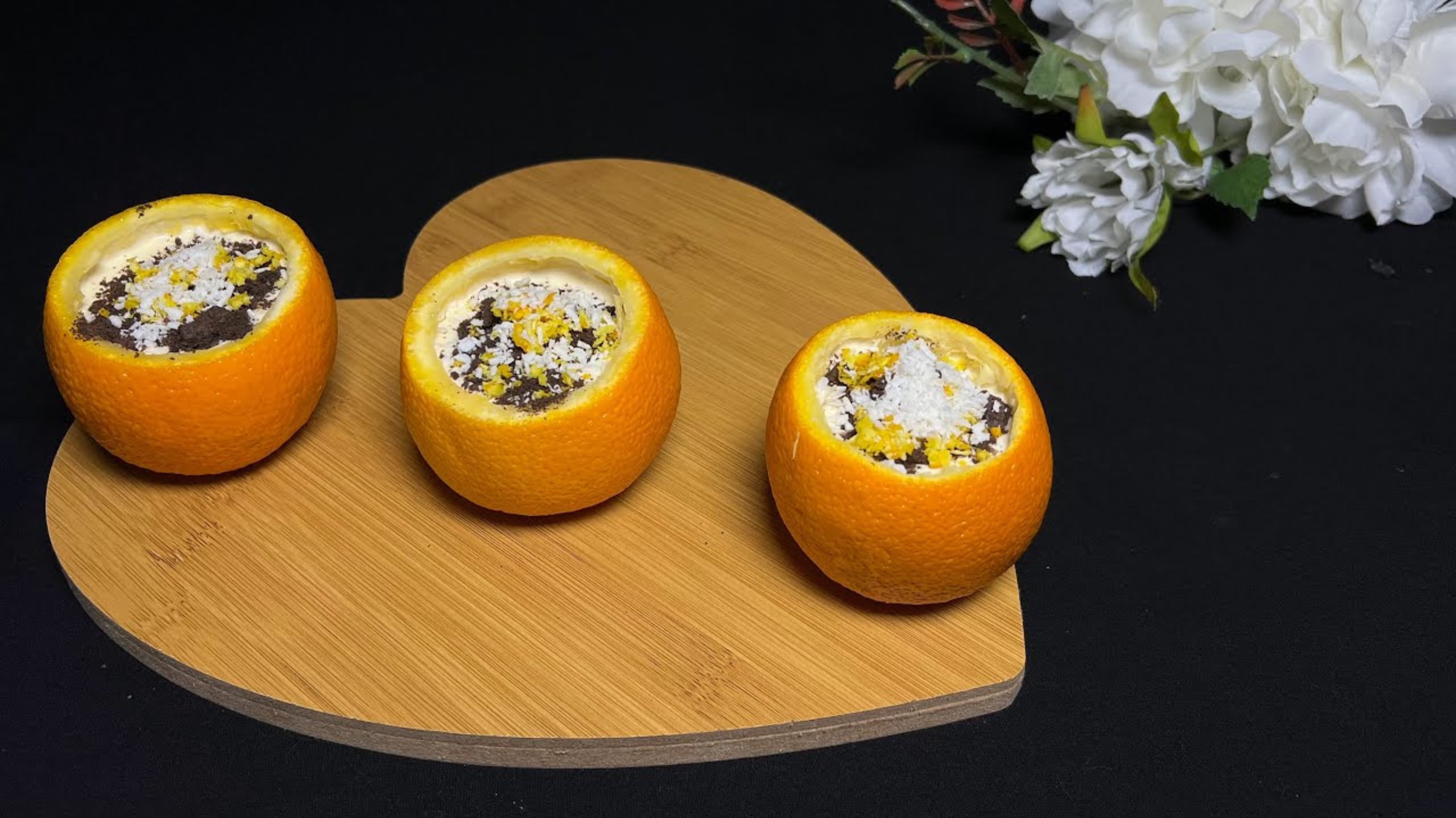 Только апельсины и мороженое! Полезный и вкусный десерт за пару минут!