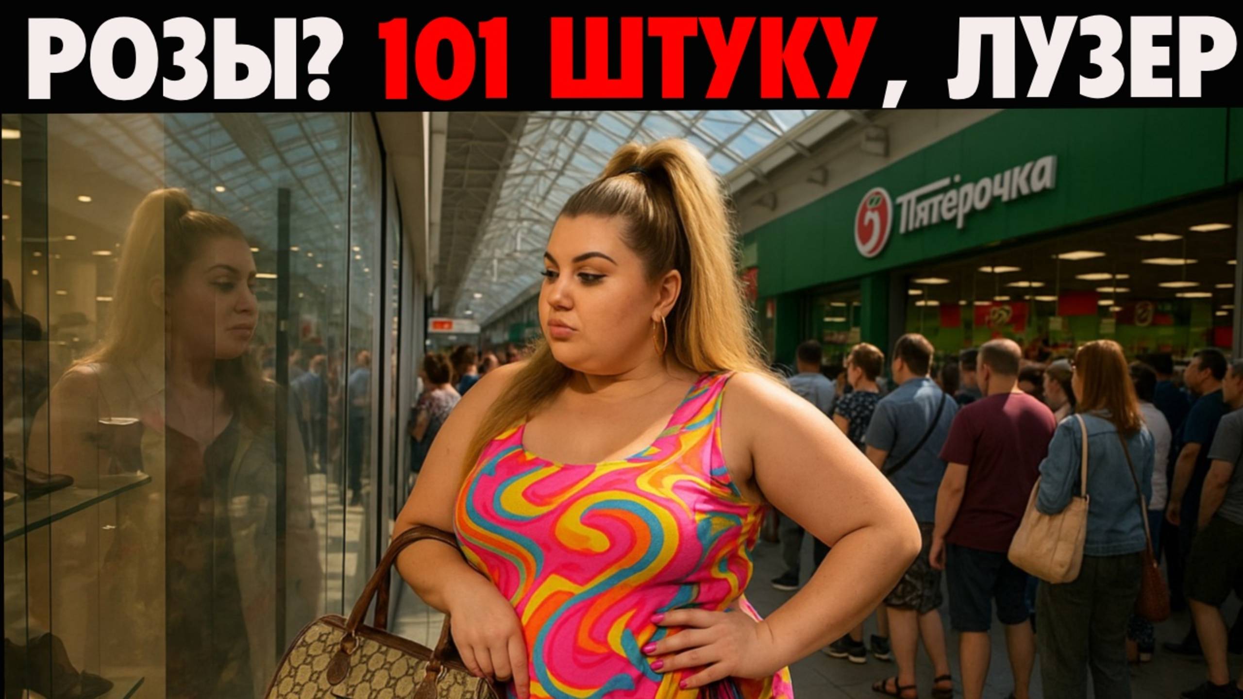 "Тёлка в леопарде орёт 'плати!' — пошли её в Пятёрочку!
