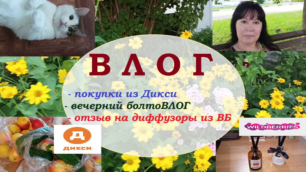 ВЛОГ.Покупки.Прогулка.Вечерний болтоВЛОГ.Отзыв на диффузоры.