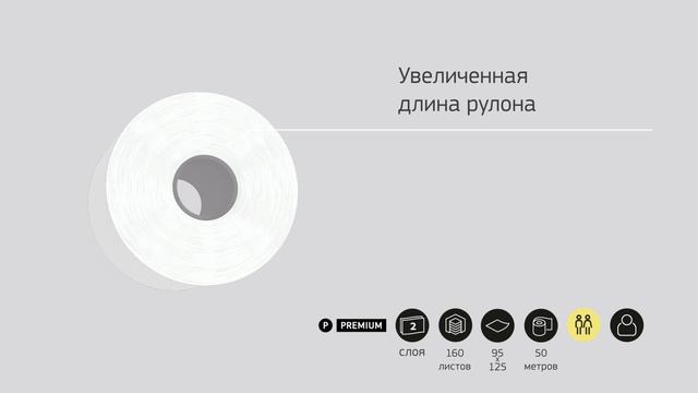 T316 Туалетная бумага в стандартных рулонах Veiro Premium, 2сл, белая, 12 рул.