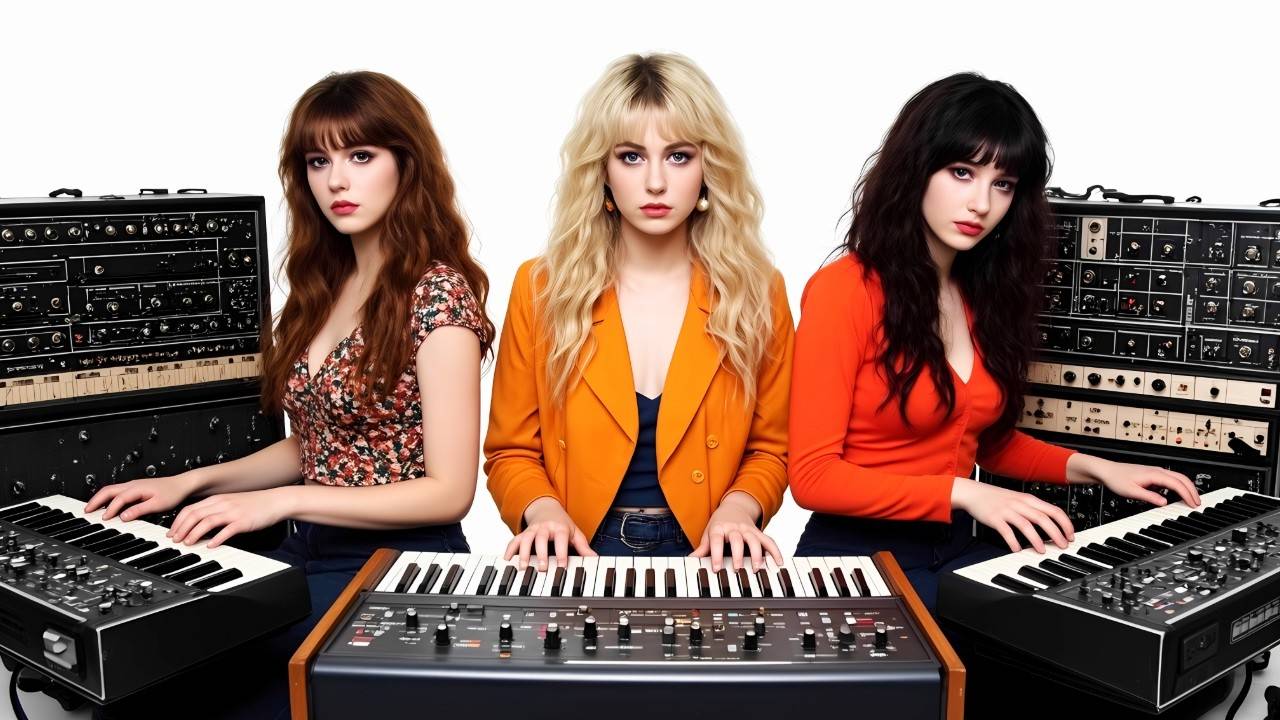 Retro Electric Synth Ladies / Progressive Berlin School 1970s [Full Album] / Amazing Vintage Synths