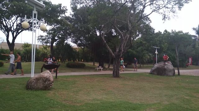 Весёлые китайцы маршируют в парке Белая Цапля!