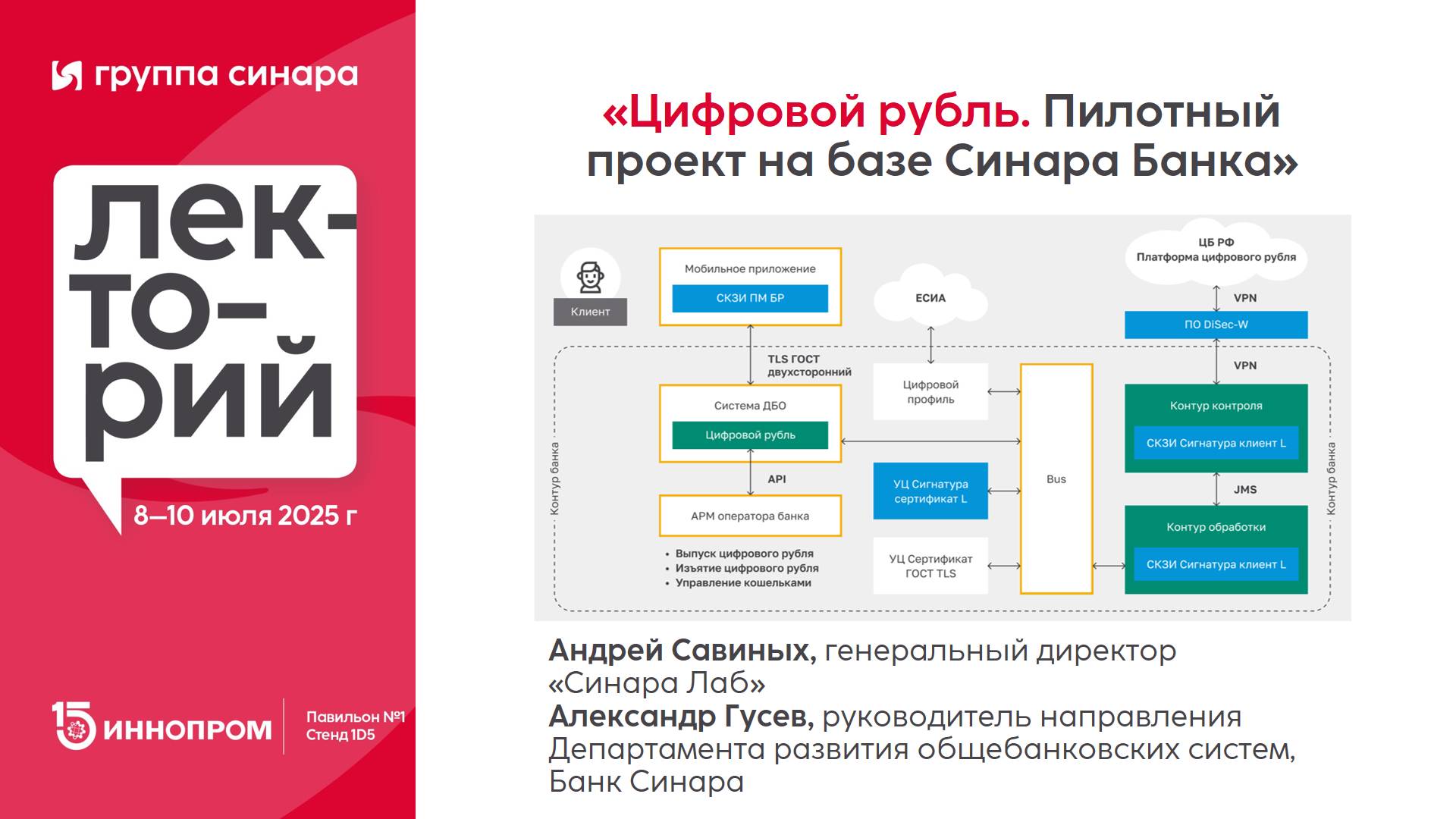 Цифровой рубль — пилотный проект на базе Синара Банка