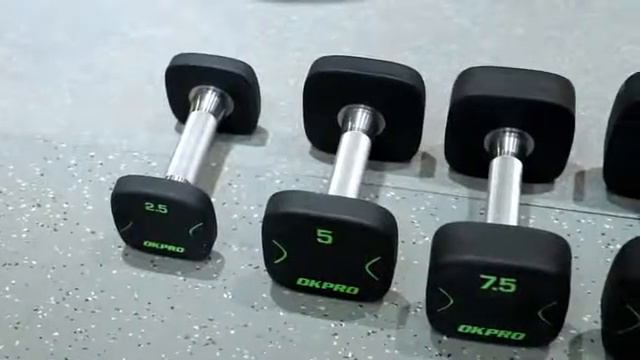 Гантель полиуретановая (2,5-30, 35-50 кг) OKPRO OK1036D