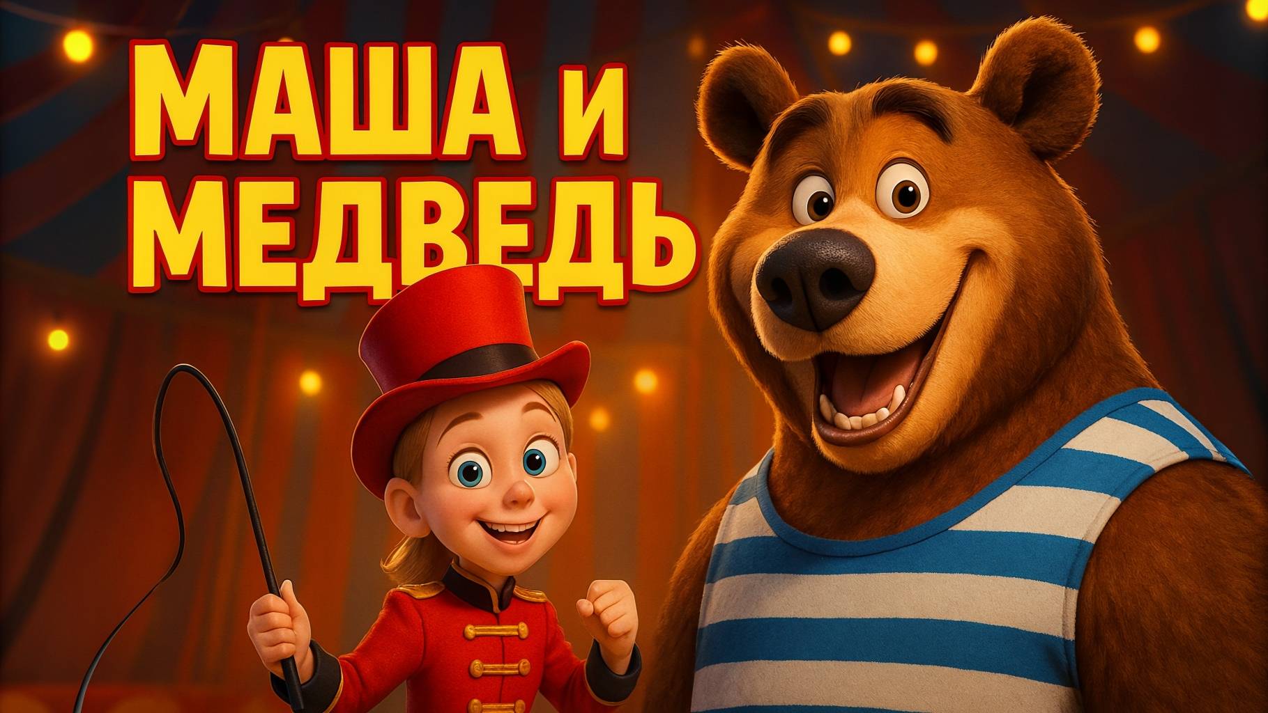 Маша и Медведь. Песенка для детей! Мультик!