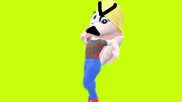 Злая Анжела бежит футаж