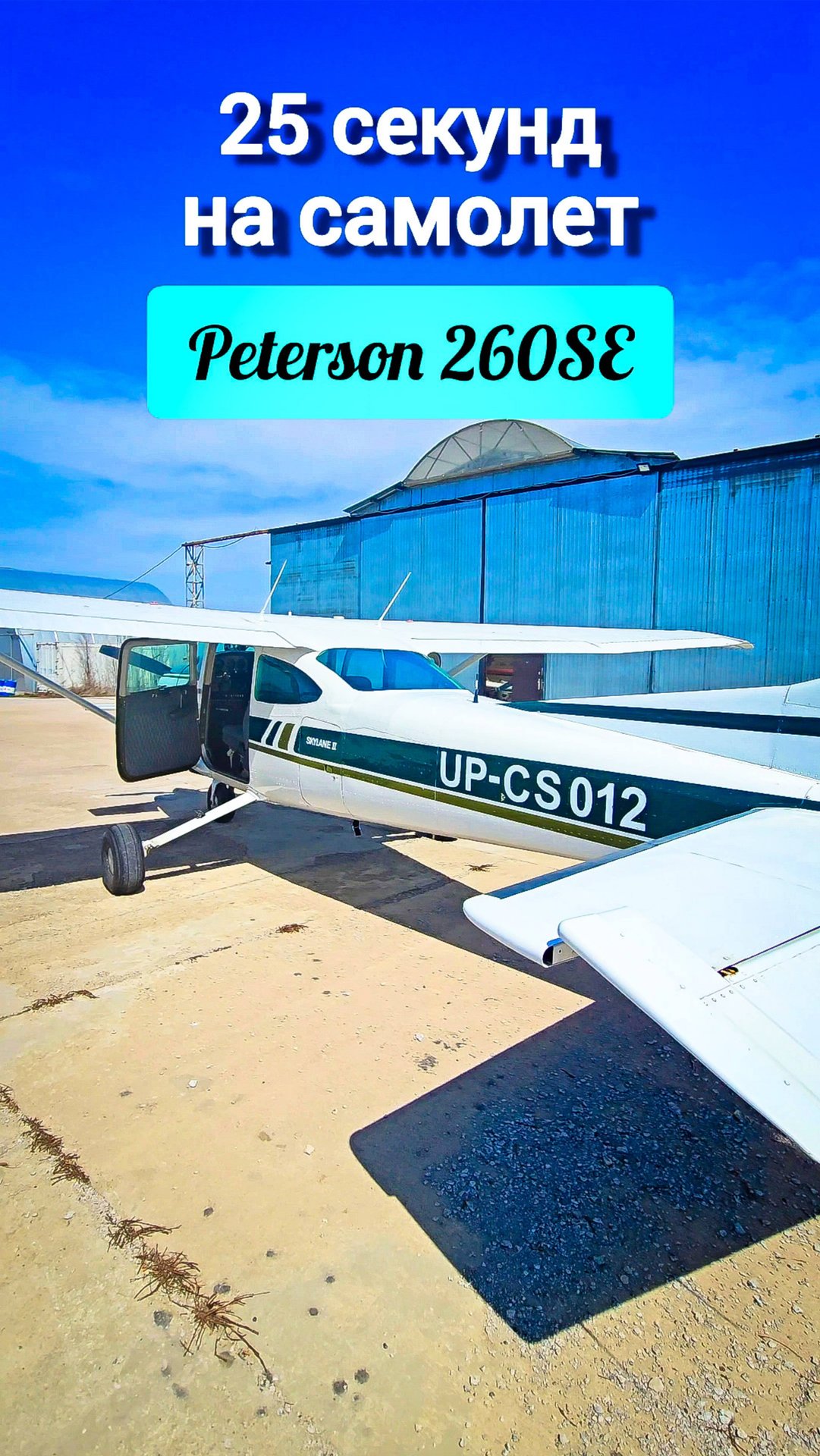 Уникальный самолет Peterson 206SE мини обзор short #shorts #авиация #техника #cessna #цессна