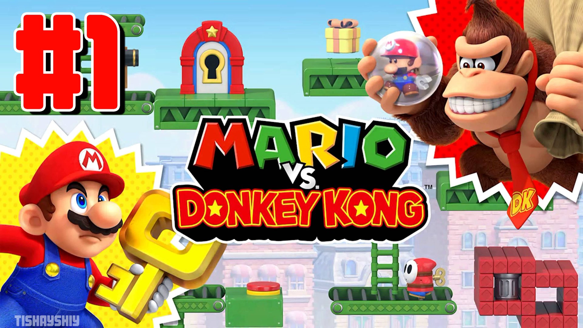 Mario vs Donkey Kong прохождение #1 Mario Toy Company