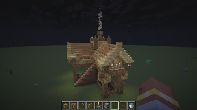 Как построить 2 красивый дом для выживание в майнкрафте