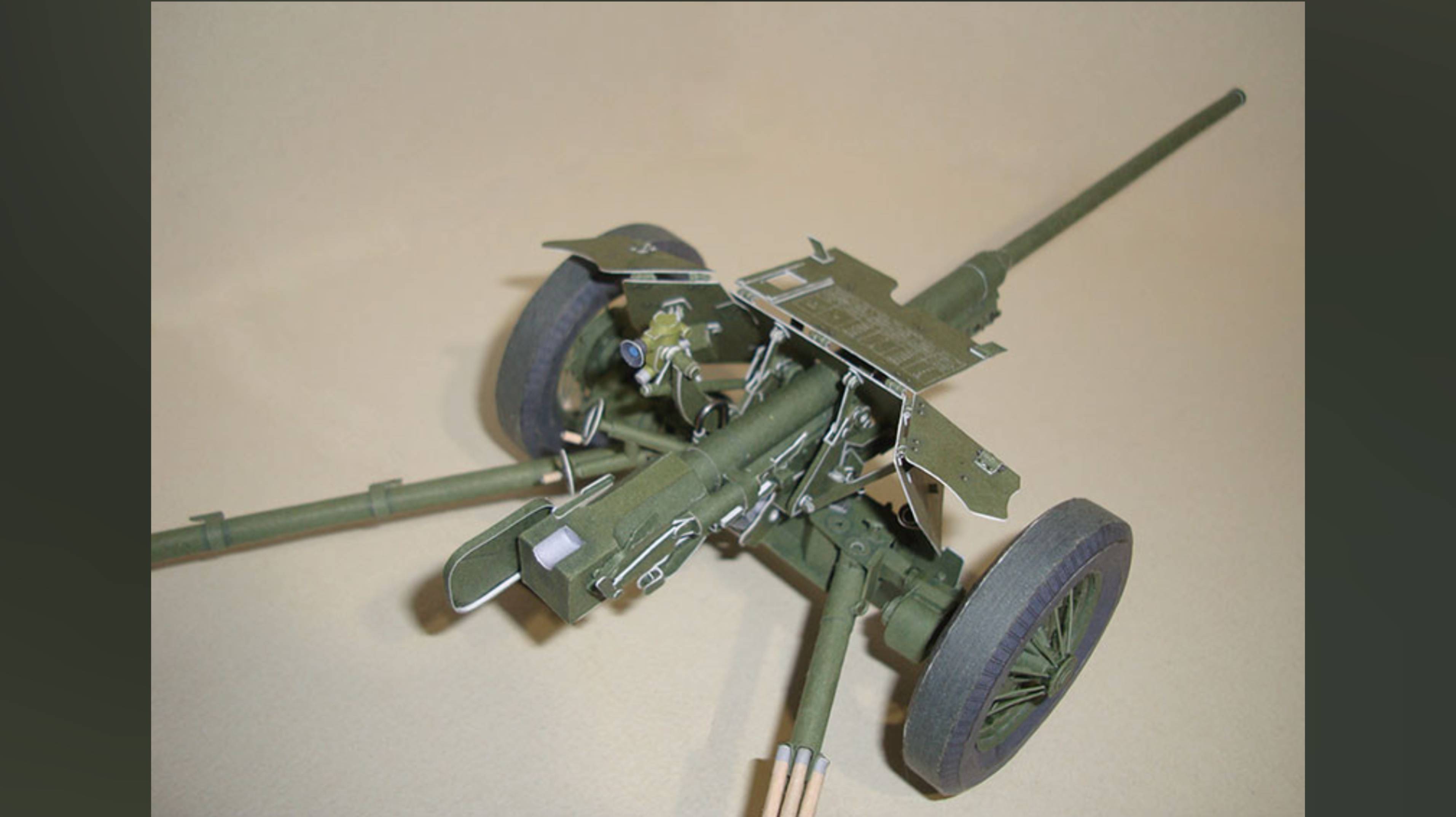 45-мм пушка  М42 - "От идеи до модели". Александр Фабричный, Алексей Овчинников, Павел Токмаков