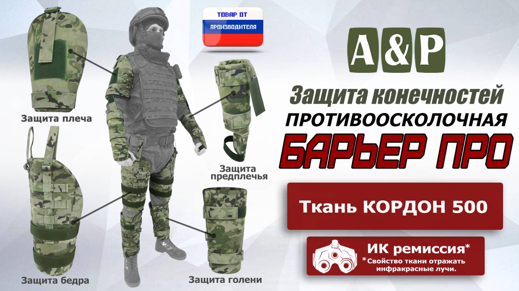 Комплект противоосколочной защиты "Барьер ПРО". Цвет: мультикам. Промо-ролик.