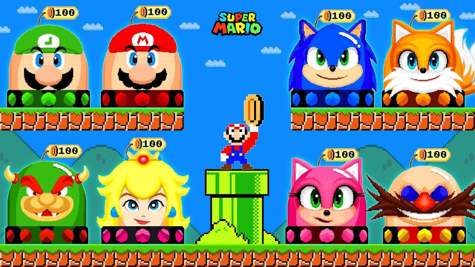 МАРИО ПОКУПАЕТ ВСЕХ ПЕРСОНАЖЕЙ СОНИКА! 💸🦔 ТЕЙЛЗ, ШЭДОУ, ЭМИ — ОНИ ТЕПЕРЬ В ЕГО КОЛЛЕКЦИИ!