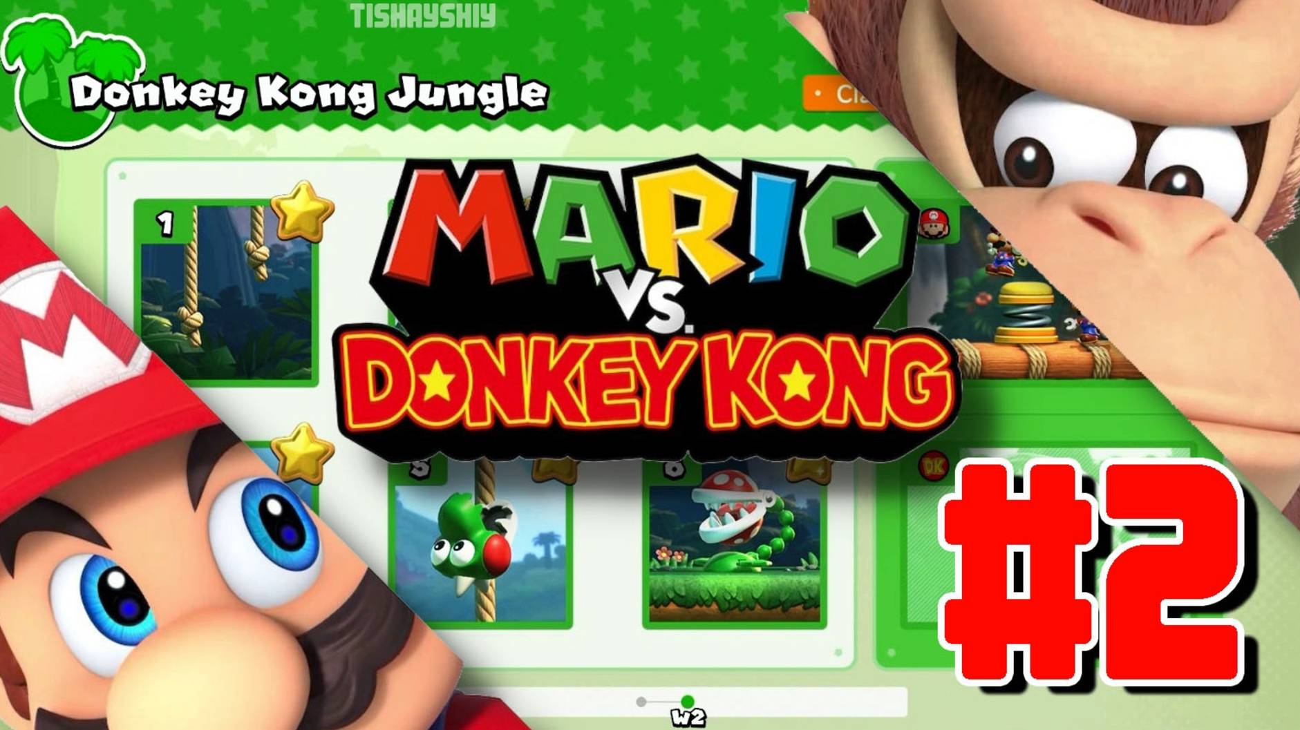 Mario vs Donkey Kong прохождение #2 Donkey Kong Jungle