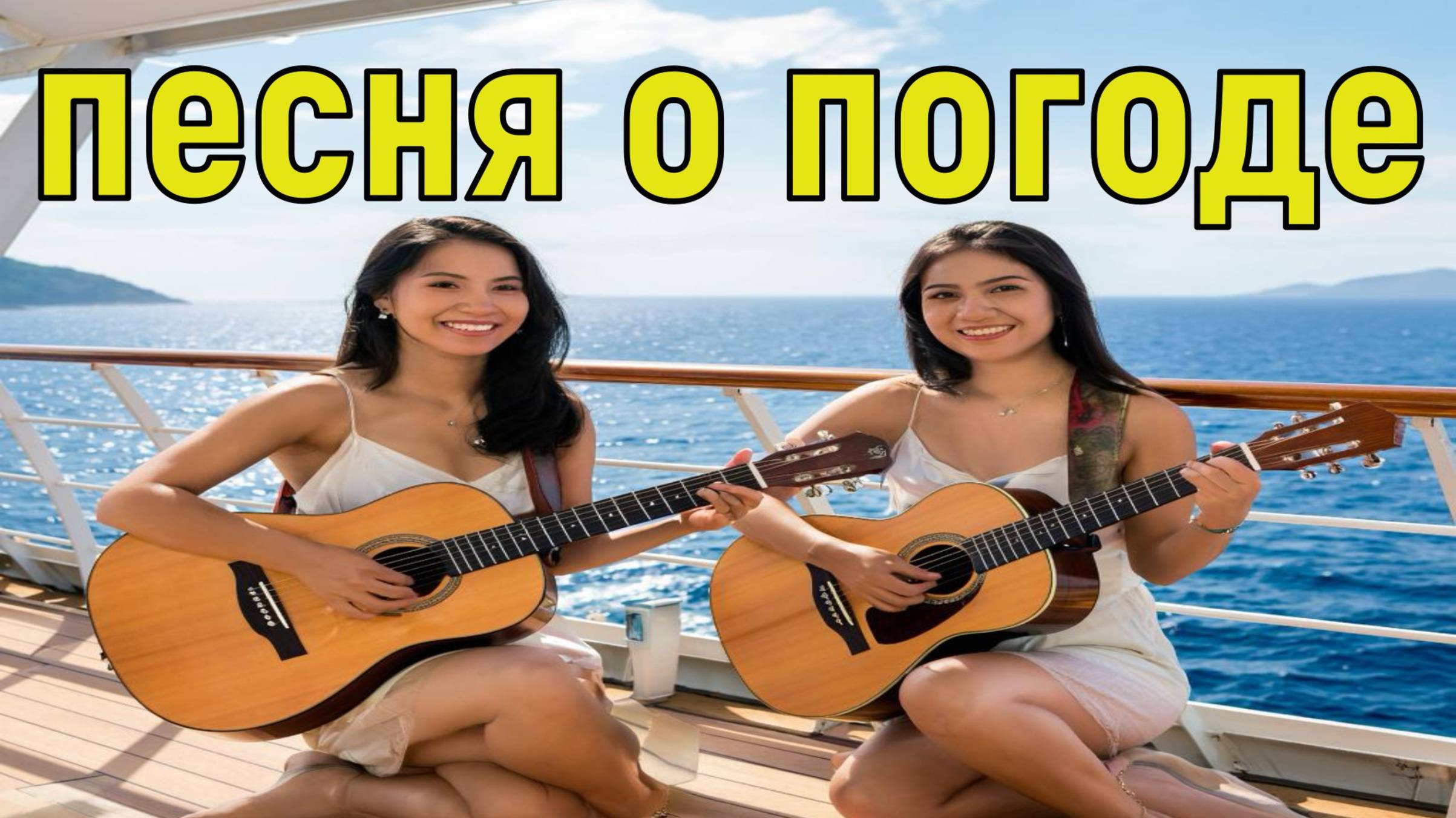 Филлипинская версия русской песни на круизном лайнере