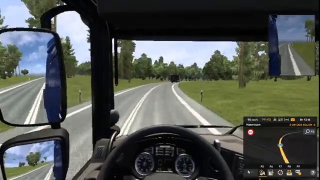ETS 2 Clip for TMGK9000HD "ETS 2: Калининград - Мальмë" ч3. Грудзëндз - Быгдощ